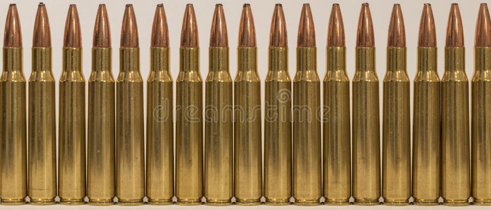 Bullet wall long stock image. Image of copper, rifle - 88300707