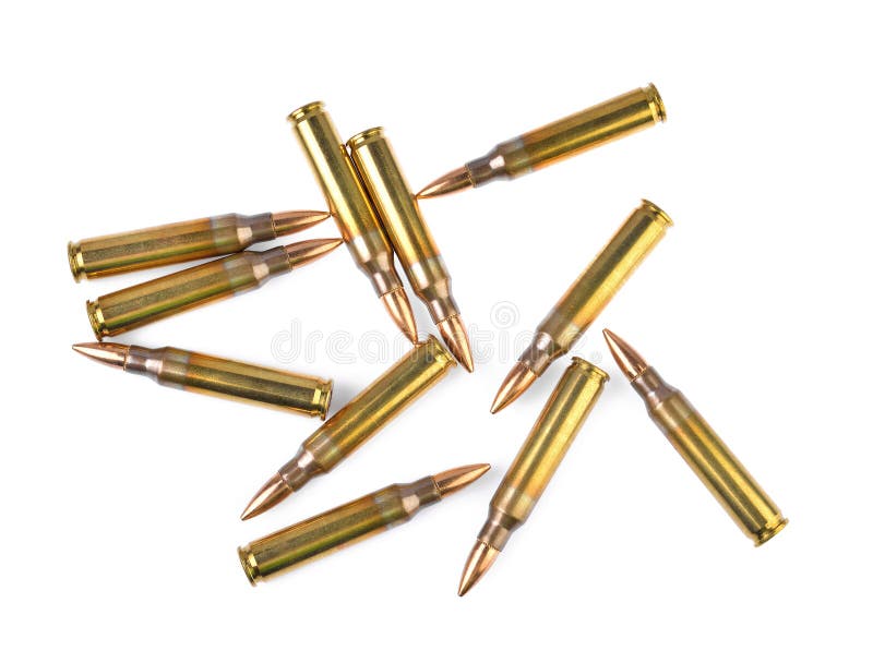 Bullet Shell Top View Isolated Stock Photos - Free & Royalty-Free Stock ...