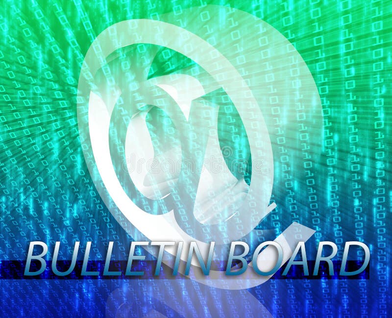 Bulletin board stock illustration. Illustration of blogs - 11128723