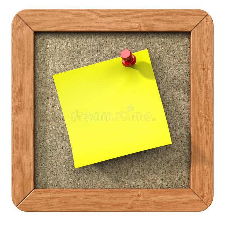 Sticky Notes Bulletin Board Stock Illustrations – 2,182 Sticky Notes ...