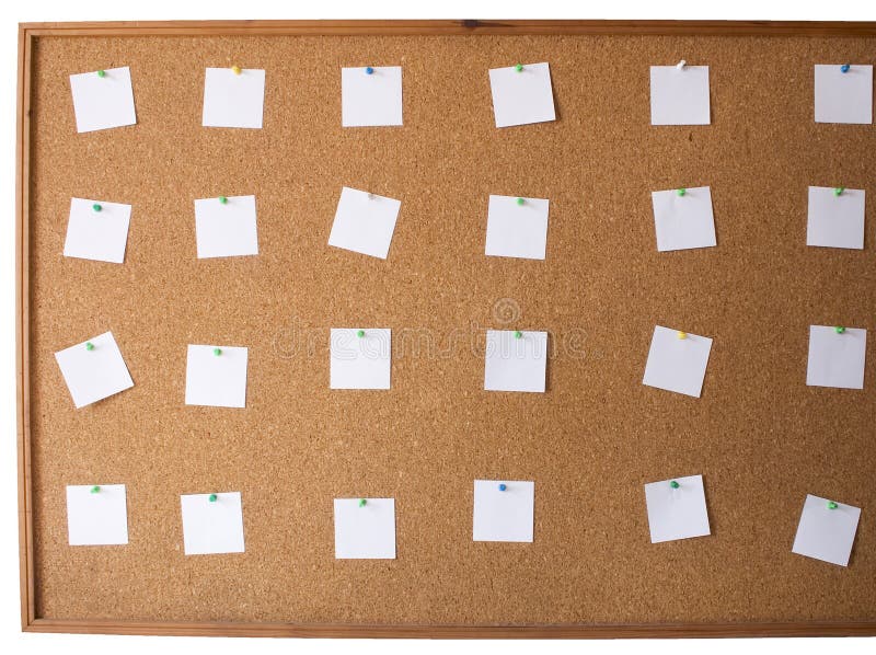 Bulletin board stock image. Image of bulletin, reminder - 32937795