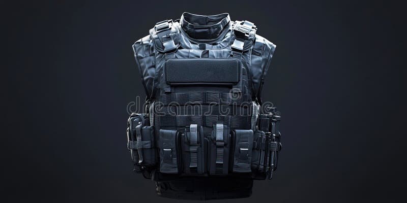 Bulletproof Vest Designed for Police Uniform Fighter Ready for Action ...
