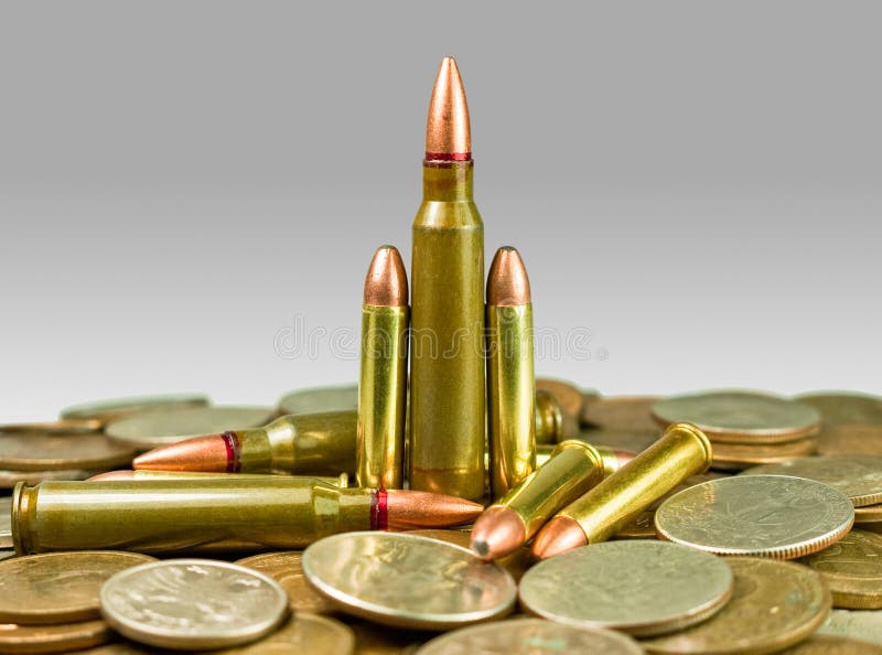 Percussion caps. stock photo. Image of brass, copper - 12222990