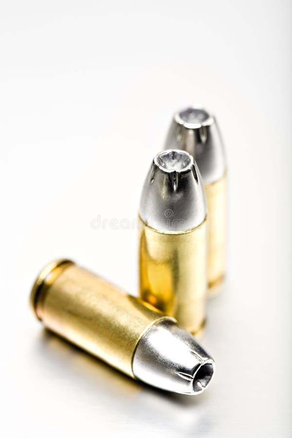 Bullets with gun stock image. Image of rounds, copyspace - 3259687
