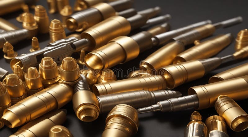 Bullets on Abstract Background, Army Bullets on Abstract Background ...