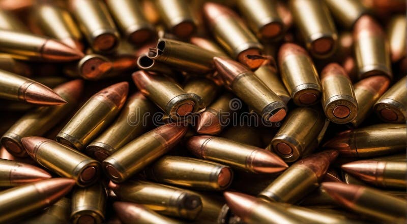 Bullets on Abstract Background, Army Bullets on Abstract Background ...