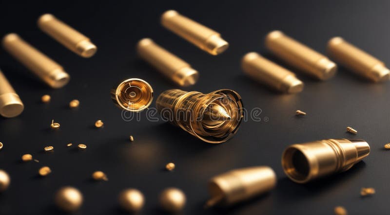 Bullets on Abstract Background, Army Bullets on Abstract Background ...