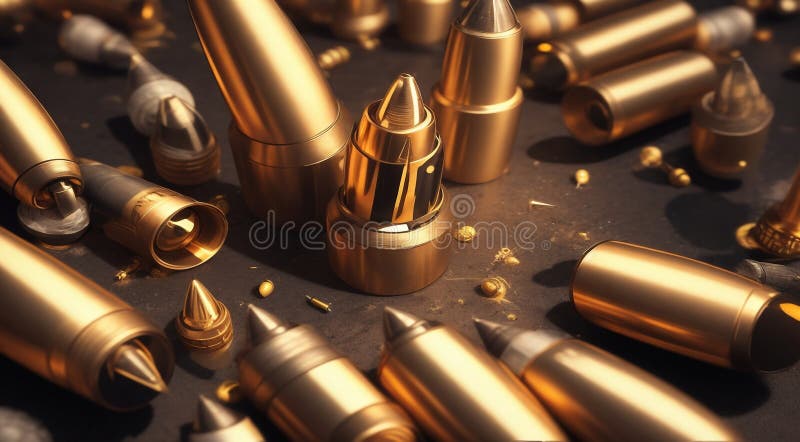 Bullets on Abstract Background, Army Bullets on Abstract Background ...