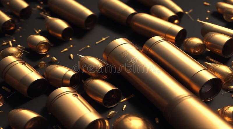 Bullets on Abstract Background, Army Bullets on Abstract Background ...