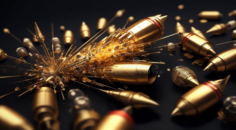 Bullets on Abstract Background, Army Bullets on Abstract Background ...