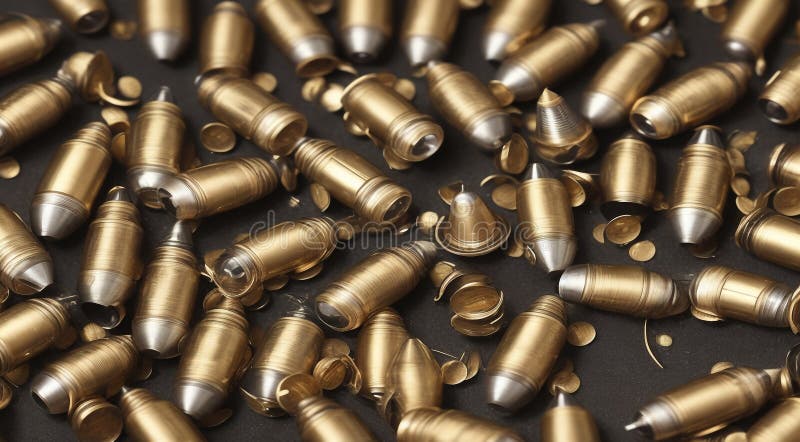 Bullets on Abstract Background, Army Bullets on Abstract Background ...