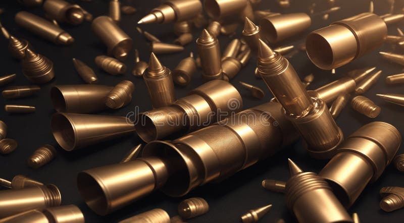 Bullets on Abstract Background, Army Bullets on Abstract Background ...