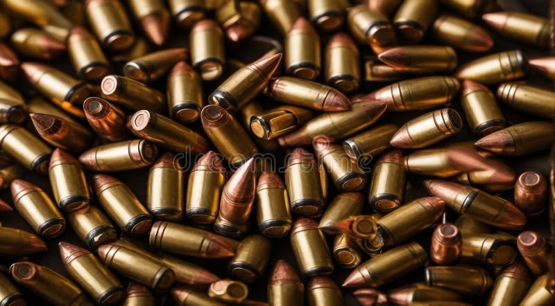 Bullets on Abstract Background, Army Bullets on Abstract Background ...