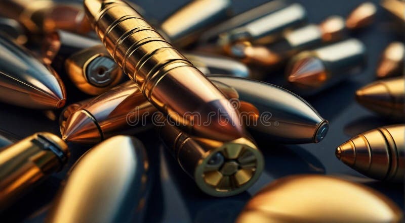 Bullets on Abstract Background, Army Bullets on Abstract Background ...