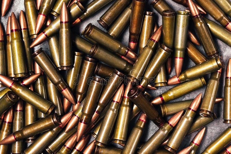 Bullets Background Texture Banner Stock Image - Image of attack ...