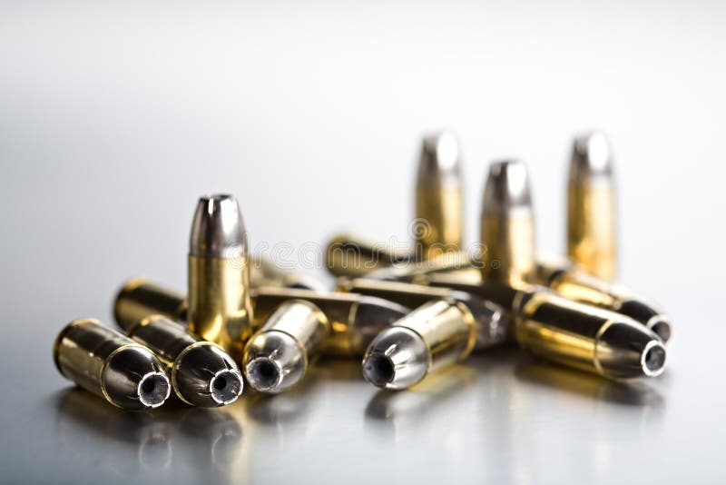 Pile of .22 Caliber Bullets Stock Photo - Image of case, weapon: 25563648