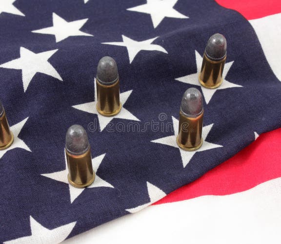 Bullets and Flag stock photo. Image of fear, flag, bullets - 8065622