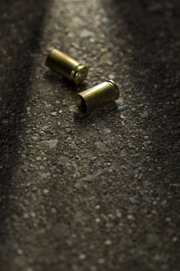 Bullets on the ground stock image. Image of automatic - 30433093
