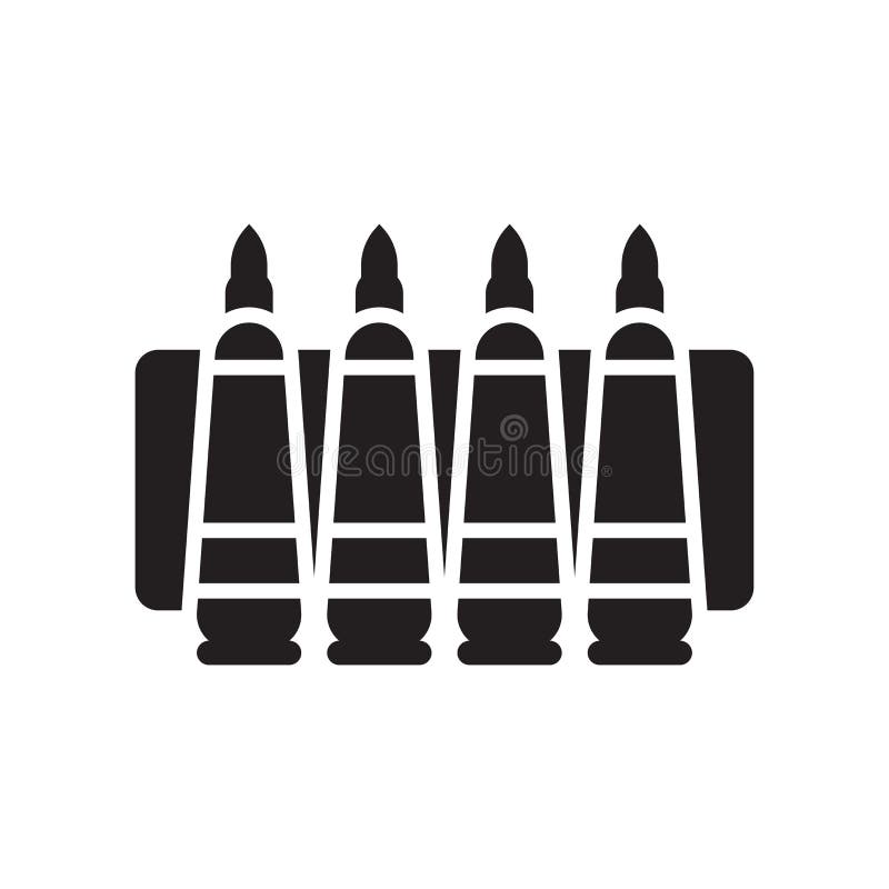 Bullets Icon Vector Sign and Symbol Isolated on White Background Stock ...