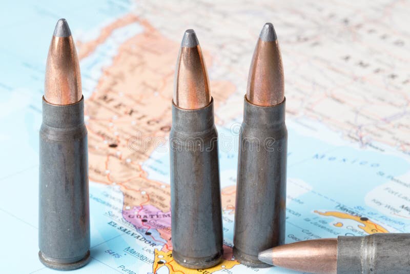 Hot Mexican outlaw stock image. Image of rifle, bullets - 5708965