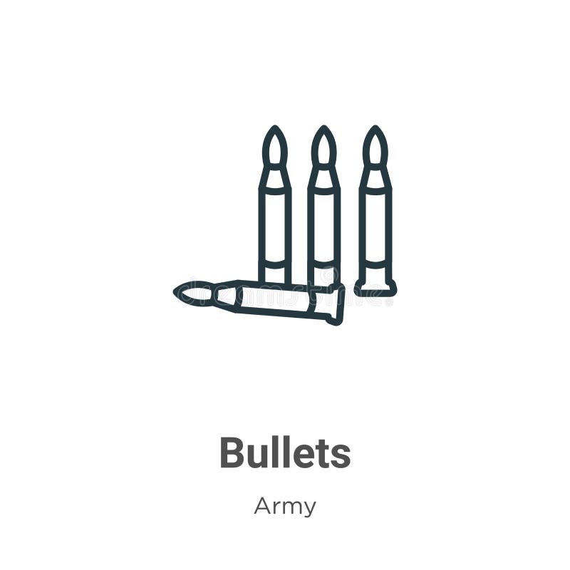 Bullets Icon Vector Isolated On White Background, Logo Concept O Stock ...