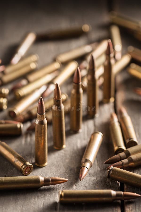 Bullets stock image. Image of copper, full, ammo, metal - 51781919