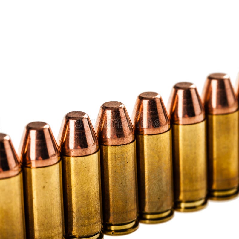 Bullets row stock photo. Image of line, death, heap, closeup - 32711656