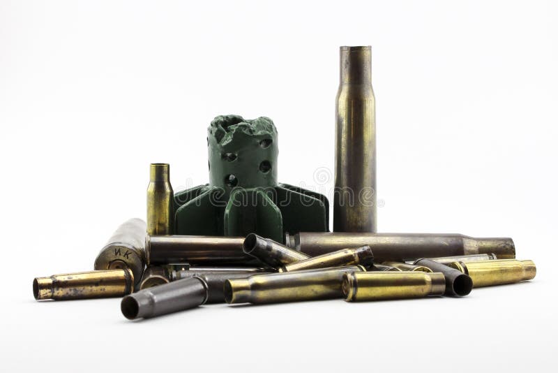 Exploded Mortar Shell Isolated on White Background Stock Image - Image ...