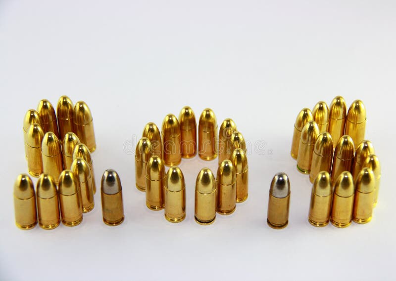 Bullets with SOS stock image. Image of love, gunpowder - 27623221