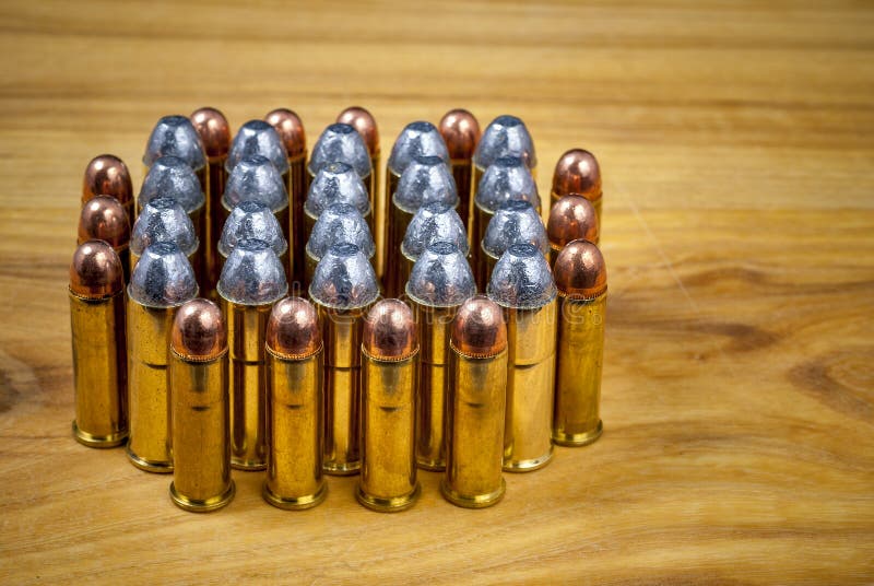 Bullets Standing on Their Ends Stock Photo - Image of copper, cartridge ...