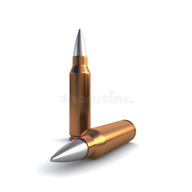 Bullets stock illustration. Illustration of rifle, military - 35486600