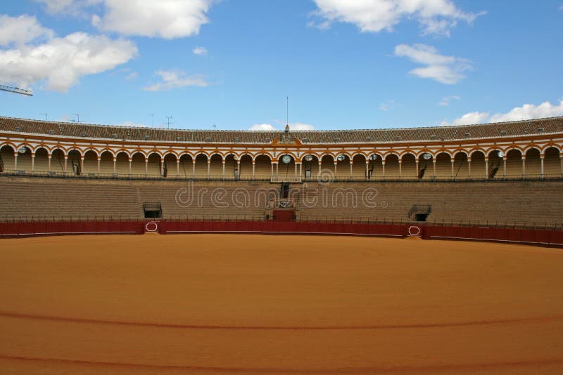 Bullfight arena in Spain stock photo. Image of yellow - 1138928
