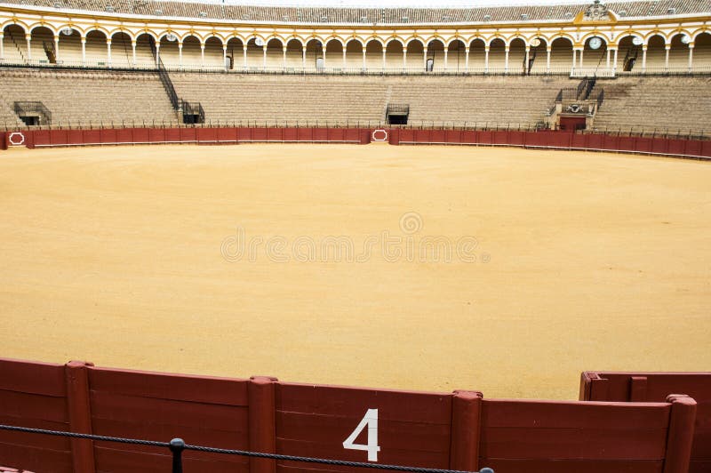 Bullfight stadium in Spain stock photo. Image of sand - 61304422