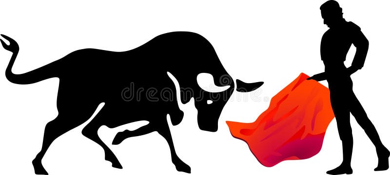 Bullfight torero stock vector. Illustration of bull, entertainment - 11139874