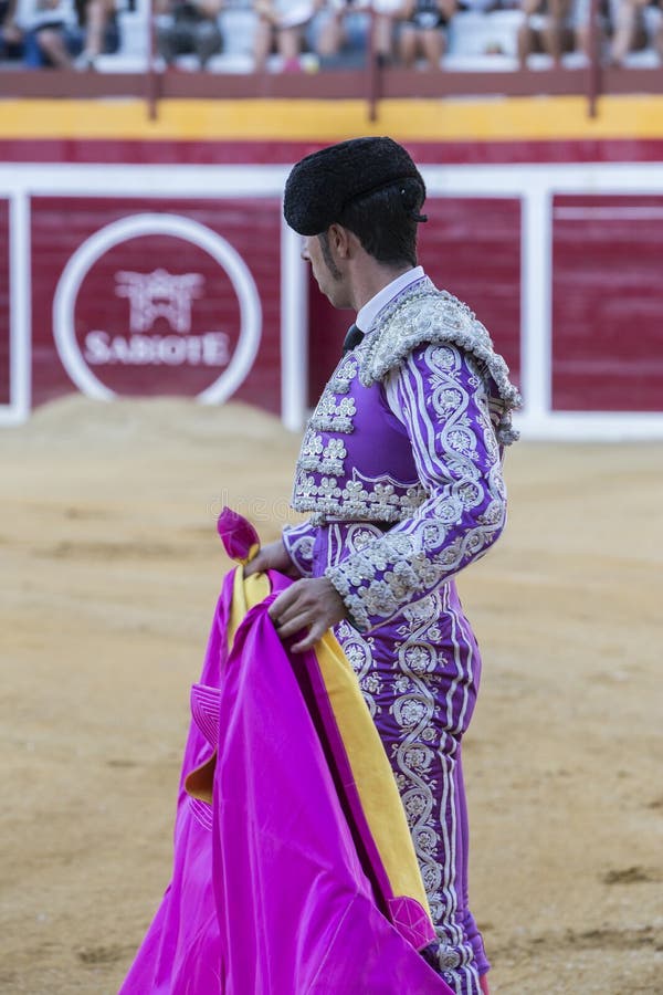 Bullfighter with the Capote or Cape, Sabiote, Spain Editorial Stock ...