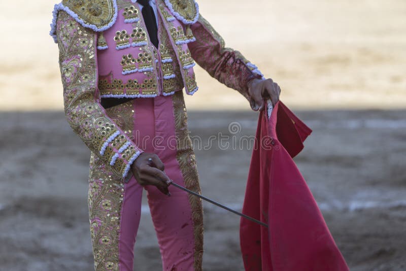 Bullfighter with the Capote or Cape Stock Photo - Image of fighter ...