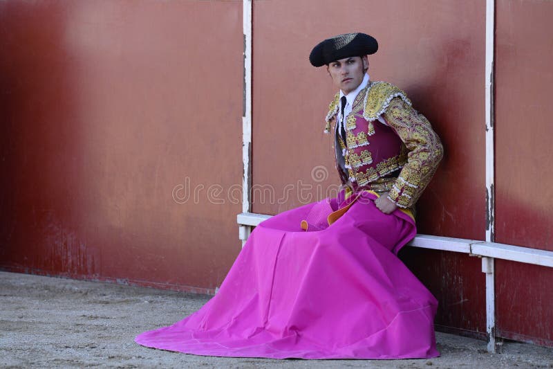 Bullfighter stock image. Image of bullfigth, bull, pensive - 51845145