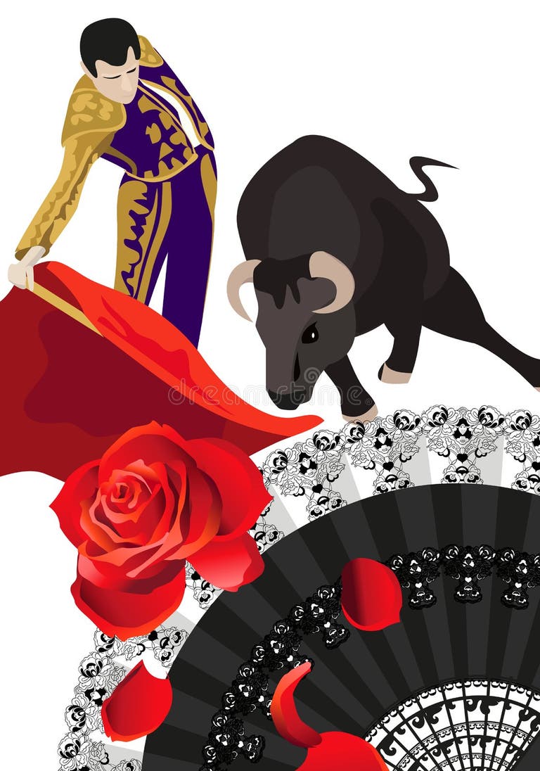 7+ Bullfighting drawing Free Stock Photos - StockFreeImages