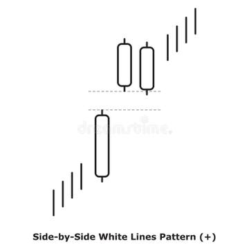 Side-by-Side White Lines Pattern (+) White & Black - Round Stock Vector ...