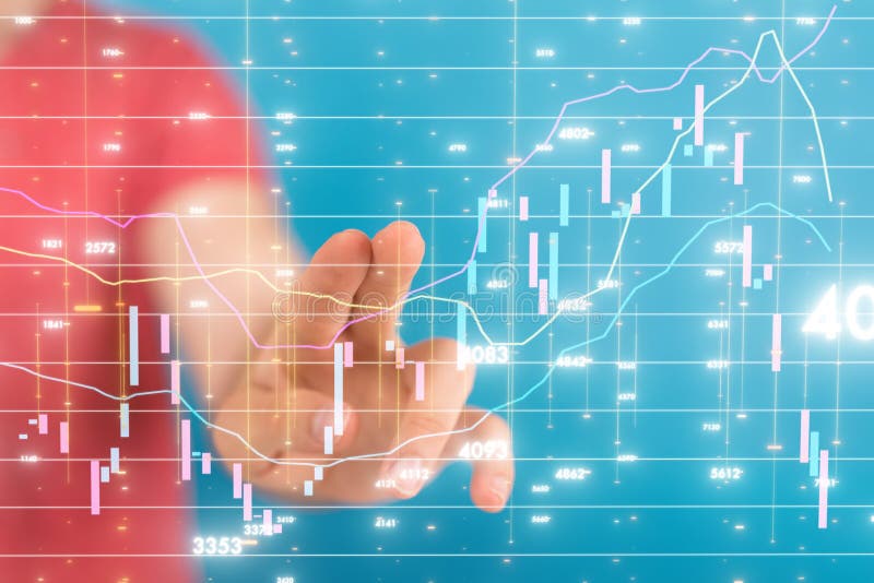 A Bullish Diagram - Graph Stock Trading Stock Photo - Image of banking ...