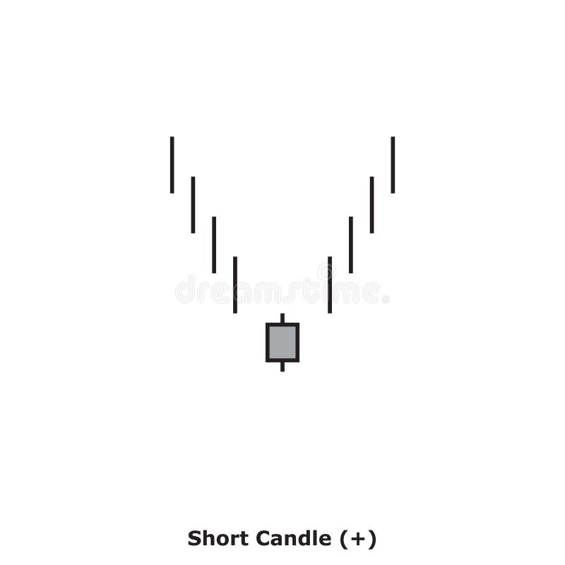 Short Candle (+) White & Black - Square Stock Vector - Illustration of ...