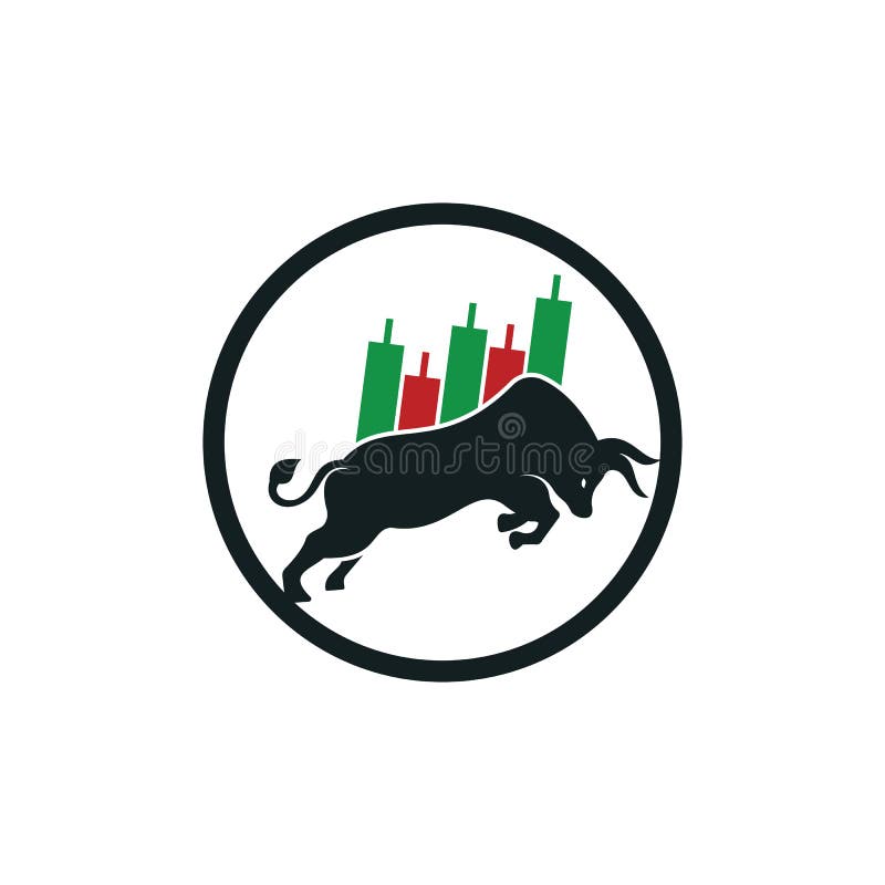 Bullish Trader Logo. Forex Bull Logo Design Template Stock Vector ...