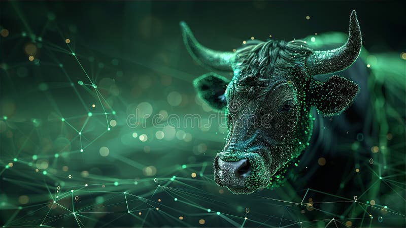 Bullish Trading Chart Illustration Stock Illustration - Illustration of ...