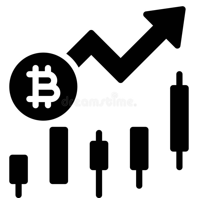 Bullish Trend Icon, Cryptocurrency Related Vector Stock Vector ...