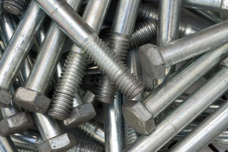 Bulloni di macchina immagine stock. Immagine di inossidabile - 5595897