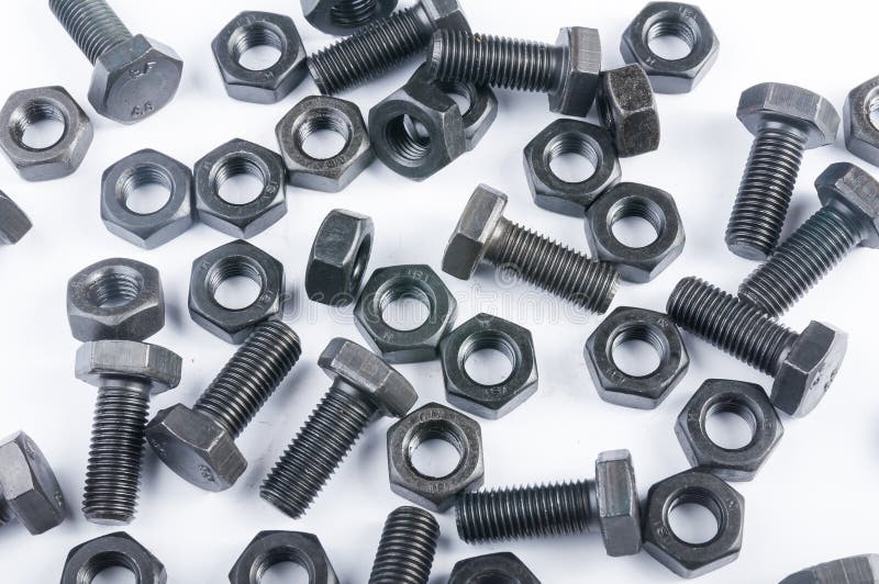 Bulloni e dadi fotografia stock. Immagine di macro, inossidabile - 44683662