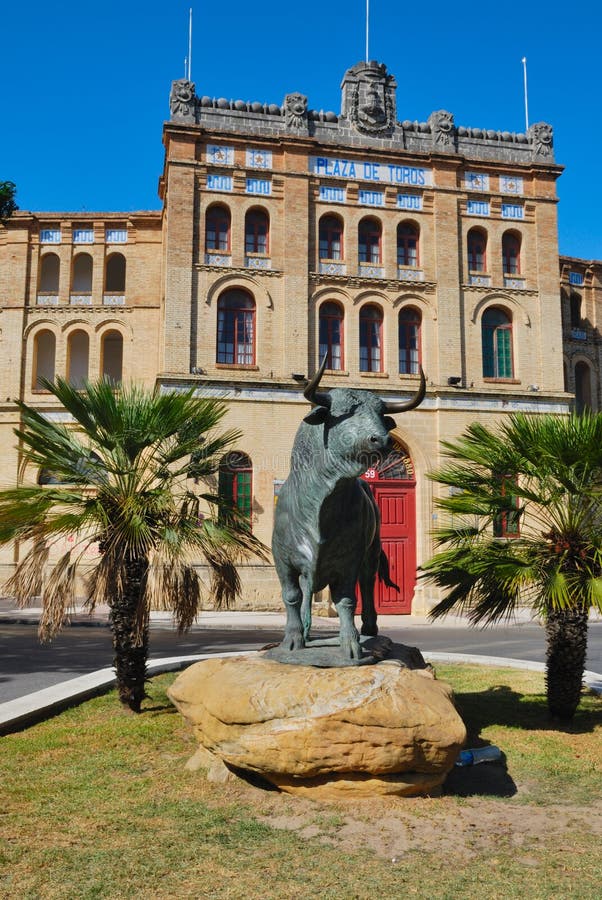 Bullring in El Puerto De Santa Maria Stock Image - Image of bullring ...