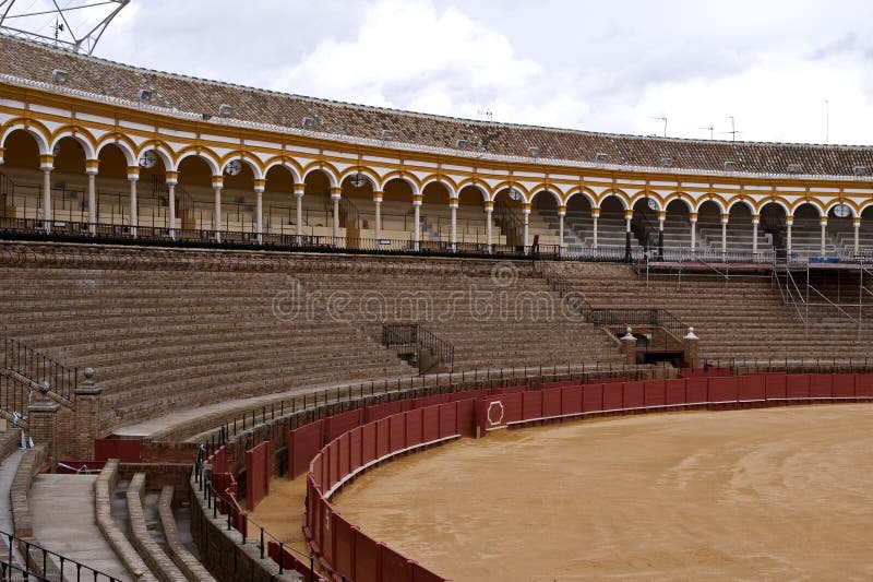 Bullring in Seville, Spain stock image. Image of traditional - 25528977