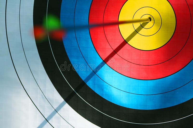 Archery Target 53 stock photo. Image of sport, yellow - 2389788