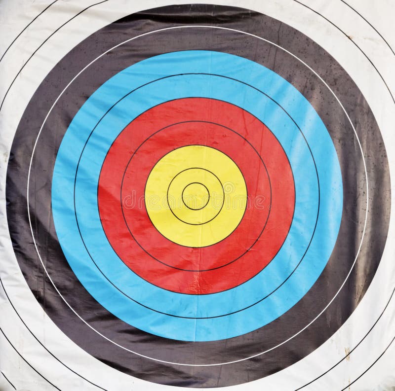 Bulls eye target stock image. Image of target, white - 24130273